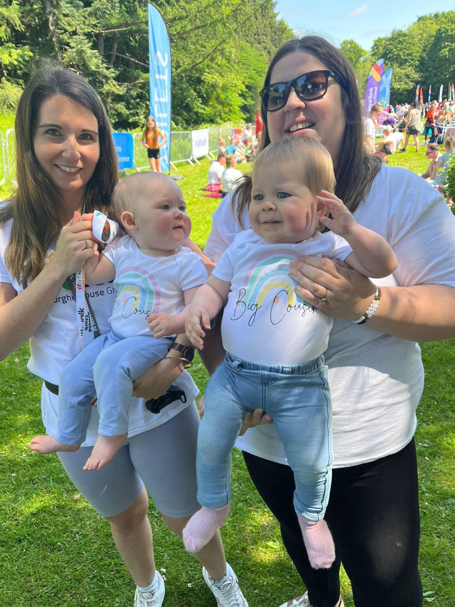 Mother and daughter duo complete Kiltwalk Wee Wander